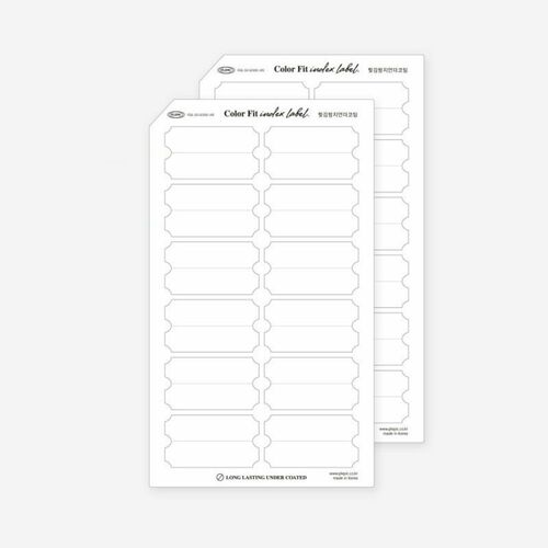 MochiThings: Color Fit Index Label Sticker