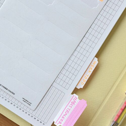 MochiThings: Color Fit Index Label Sticker