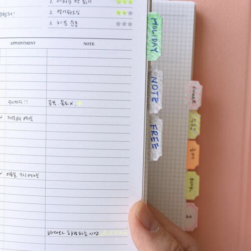 MochiThings: Color Fit Index Label Sticker