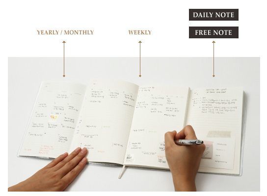 MochiThings: Large Pattern Folding Planner Refill Notebook