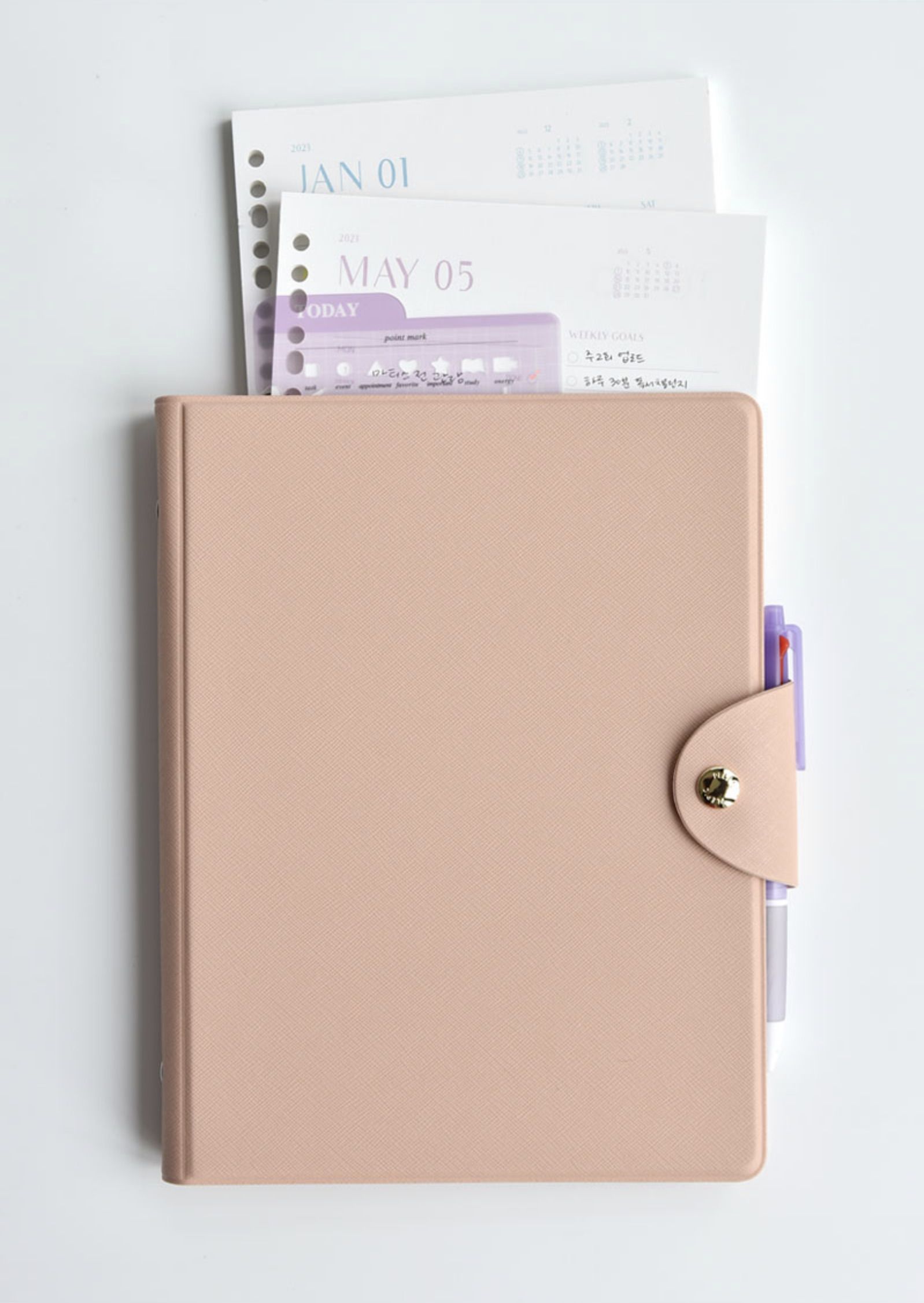 MochiThings: Cutout 6 Ring A5 & A6 Bookmark Ruler