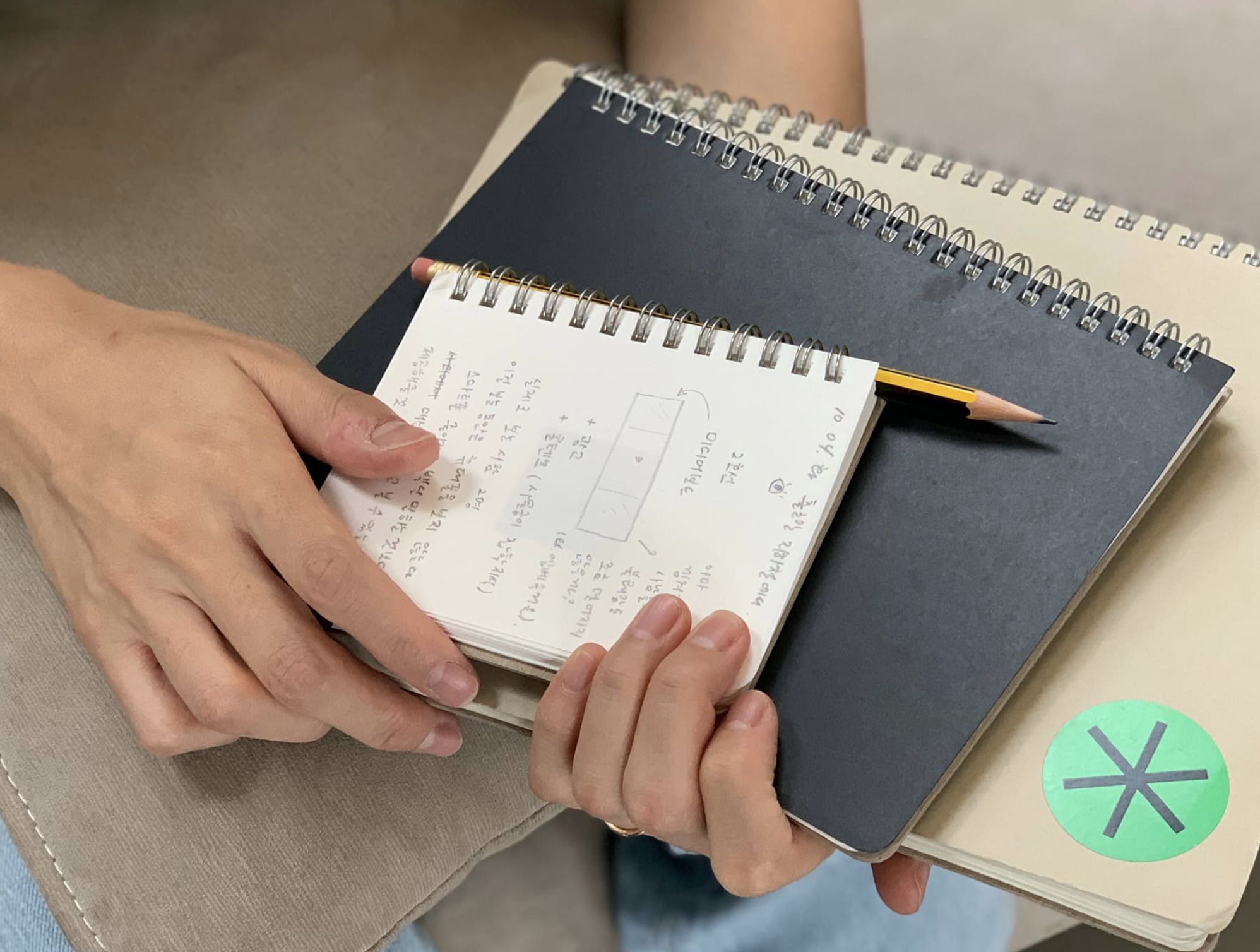 MochiThings: Foundation Upcycled Plain Notebook