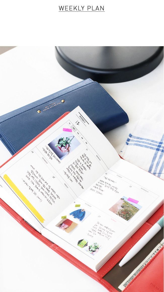 MochiThings: Pochette Leather Diary Wallet