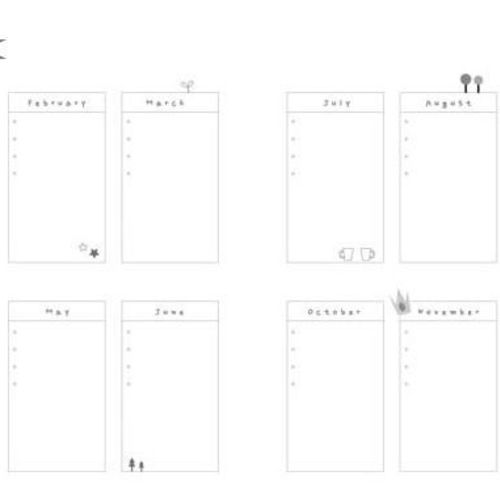 MochiThings: Day After Day Weekly Planner