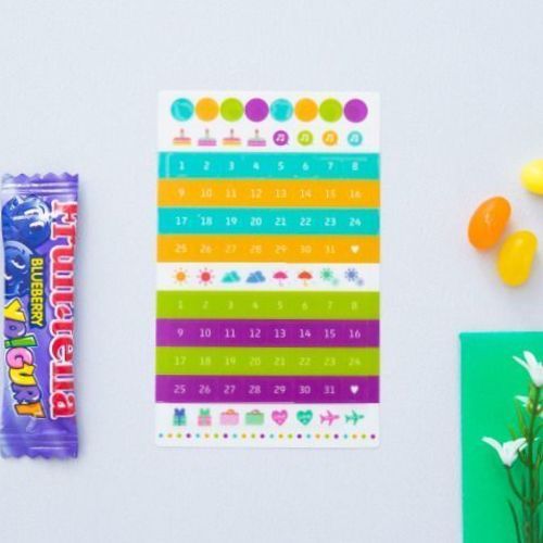 MochiThings: Colorful Date Sticker Set