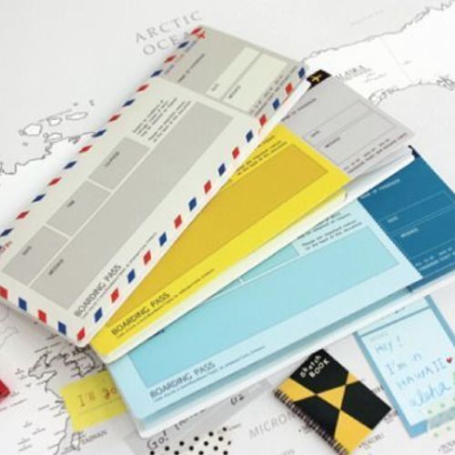 MochiThings: Boarding Pass Sticky Note