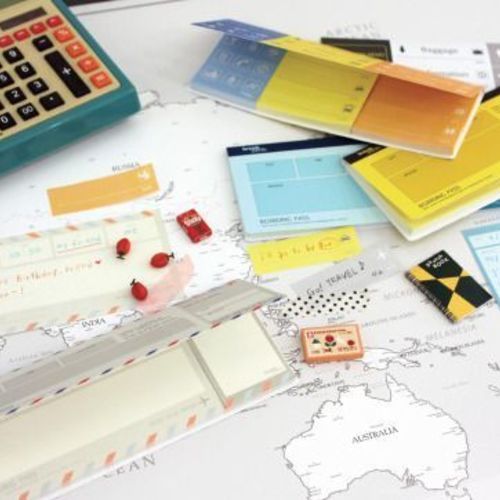 MochiThings: Boarding Pass Sticky Note