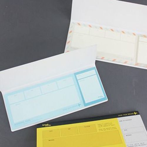 MochiThings: Boarding Pass Sticky Note