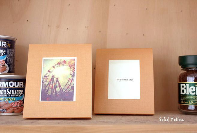 MochiThings: Solid Instax Mini Frame Card
