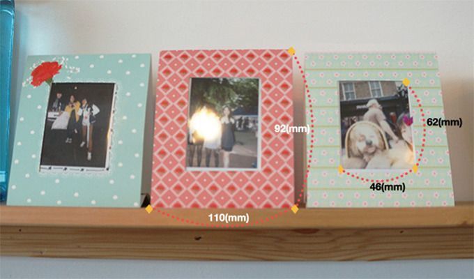 MochiThings: Flower Instax Mini Frame Card