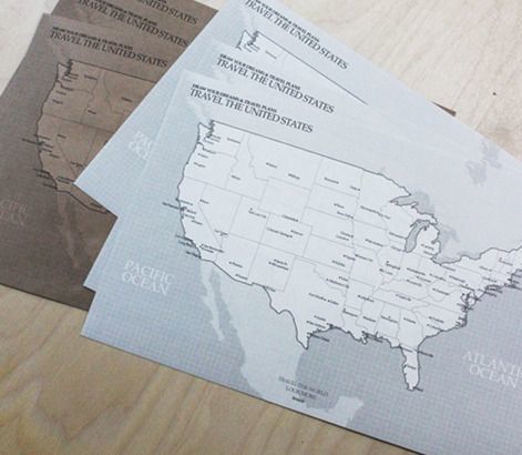 MochiThings: USA Map Sketch Set