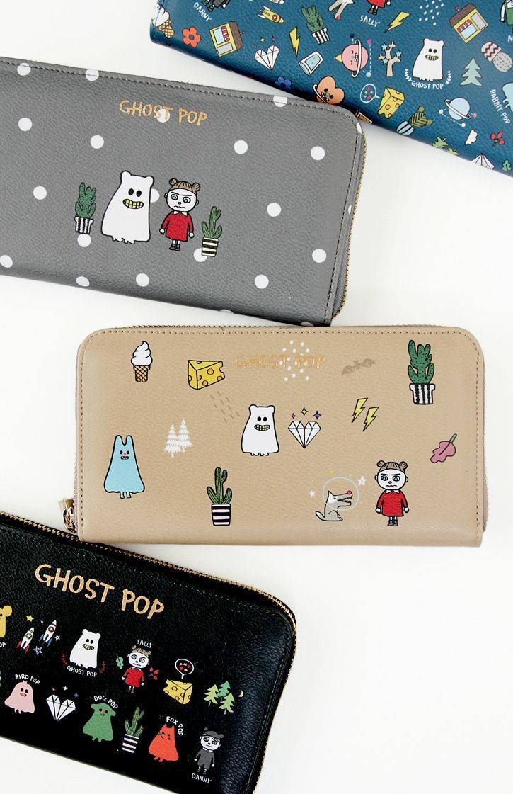 MochiThings: Medium Ghost Pop Wallet