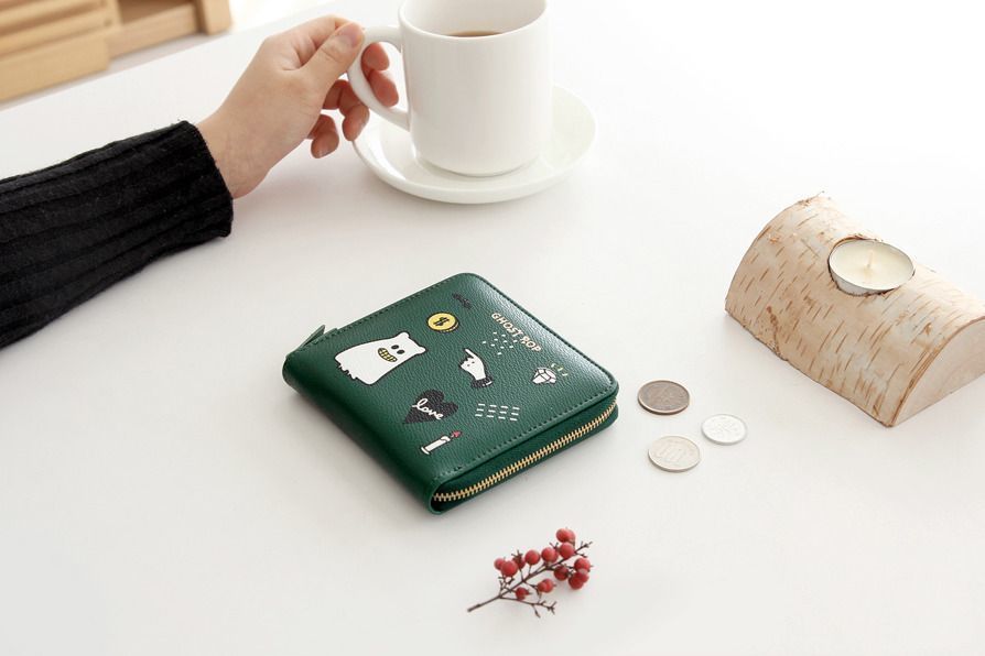 MochiThings: Small Ghost Pop Wallet