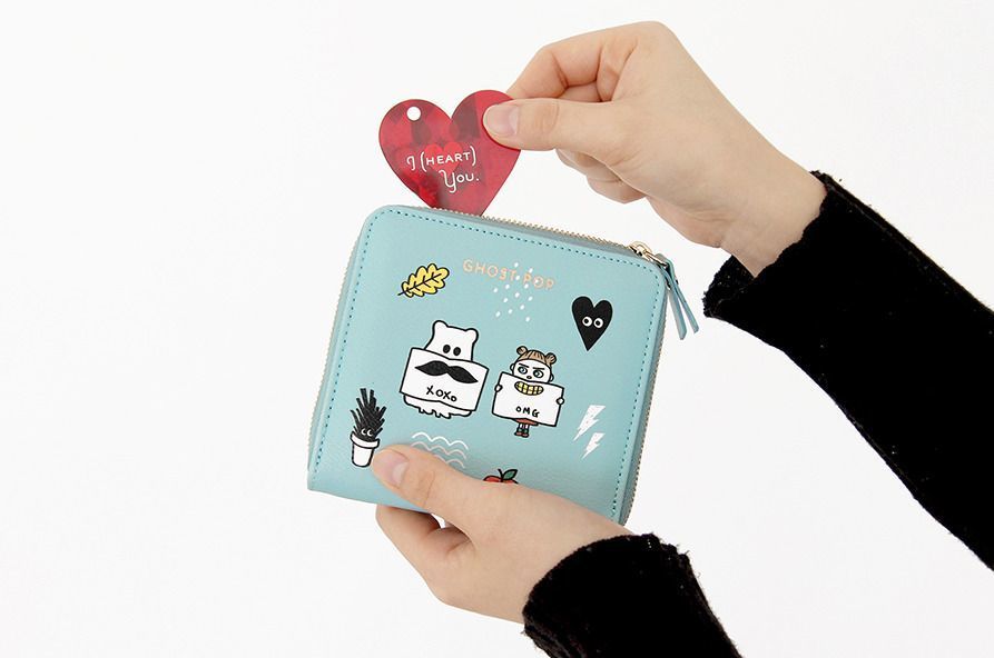 MochiThings: Small Ghost Pop Wallet