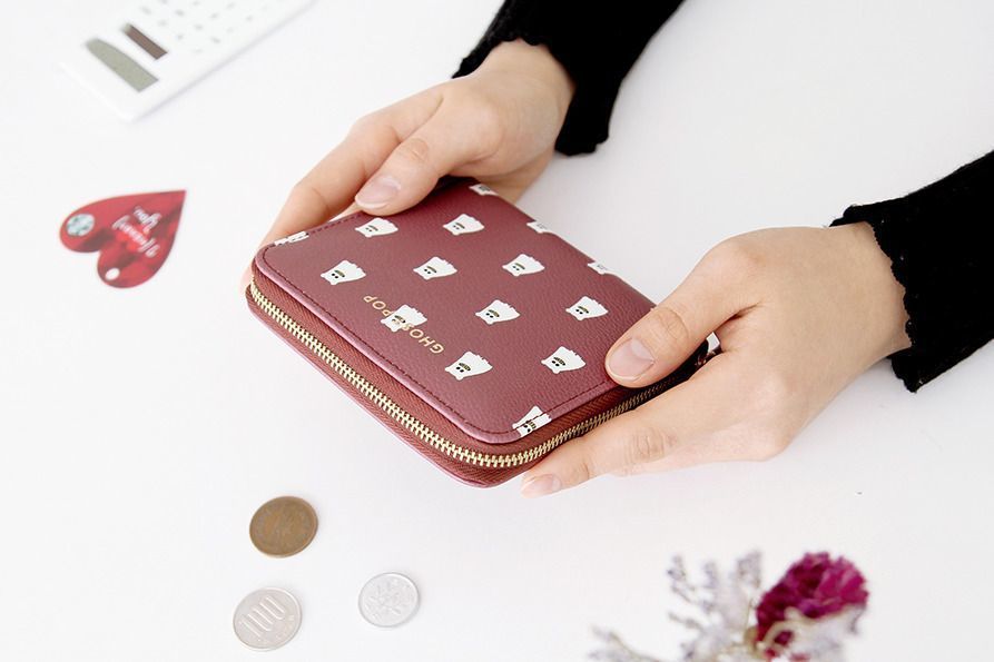 MochiThings: Small Ghost Pop Wallet