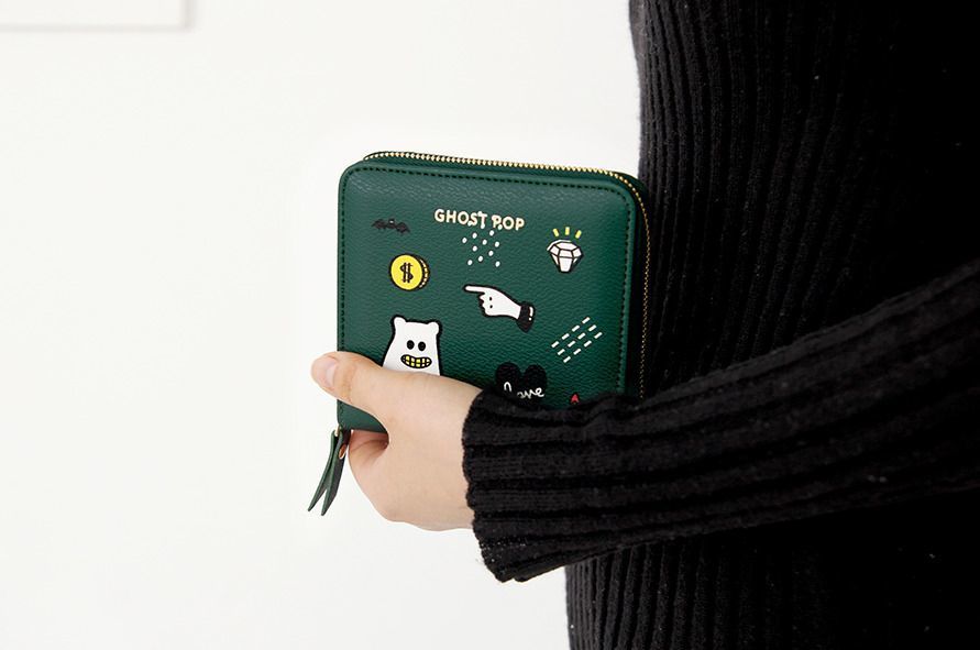 MochiThings: Small Ghost Pop Wallet