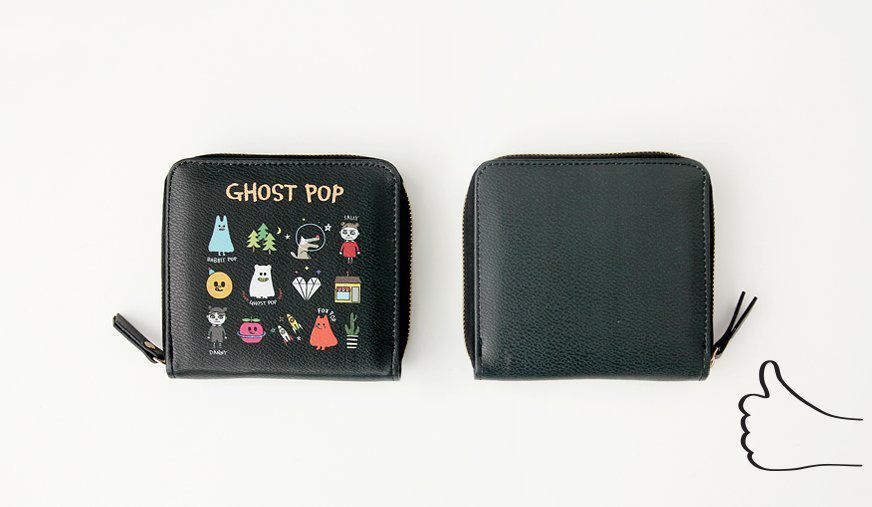 MochiThings: Small Ghost Pop Wallet