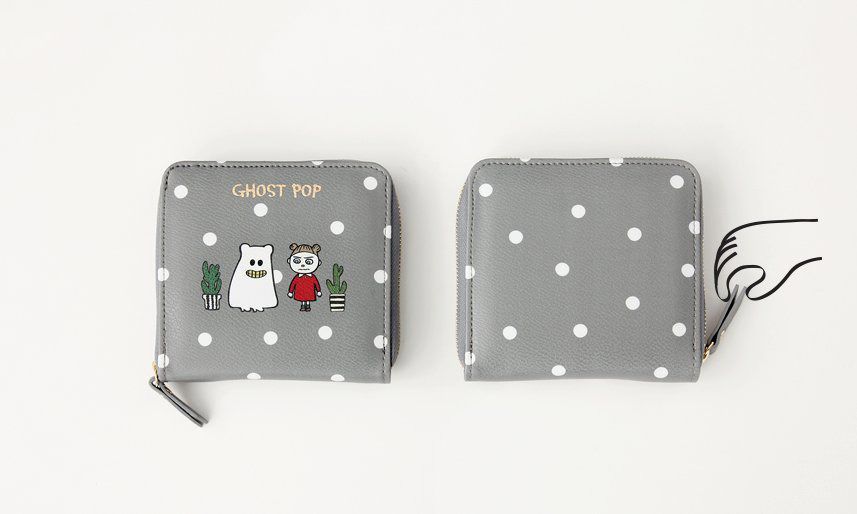 MochiThings: Small Ghost Pop Wallet