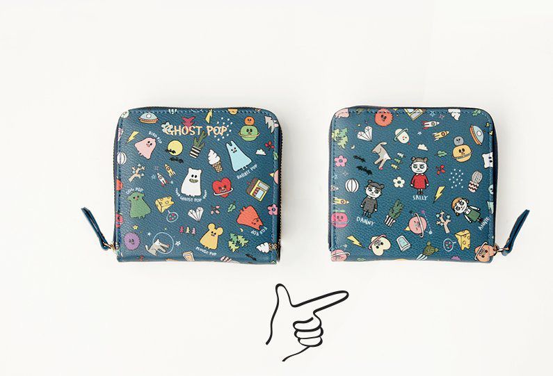 MochiThings: Small Ghost Pop Wallet