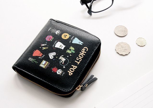 MochiThings: Small Ghost Pop Wallet