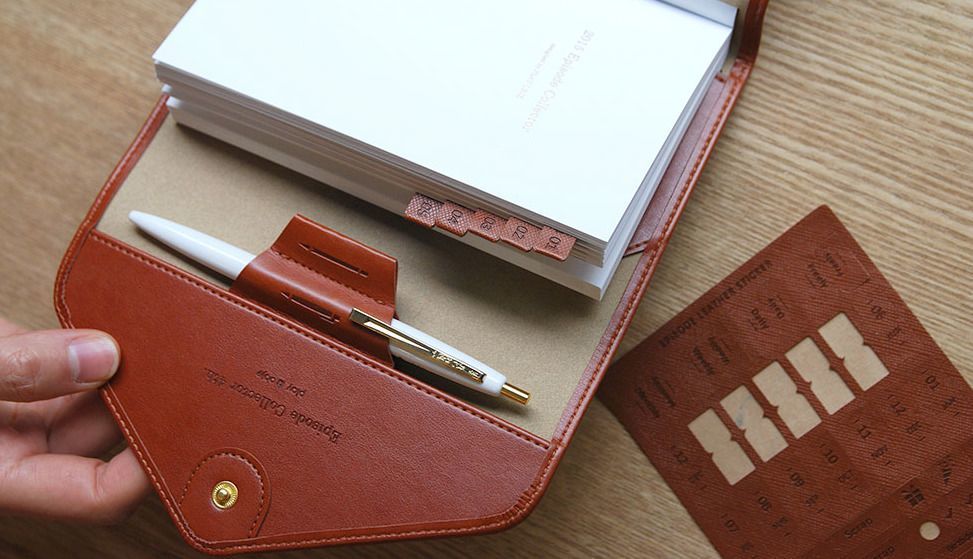 MochiThings: Leather Index Sticker v3