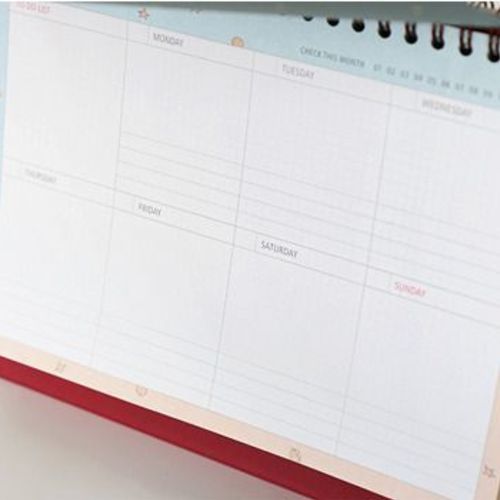 MochiThings: Vintage Weekly Desk Scheduler