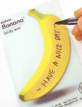 MochiThings: Banana Sticky Note