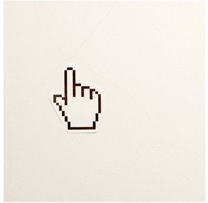 MochiThings: Hand Cursor Sticky Note