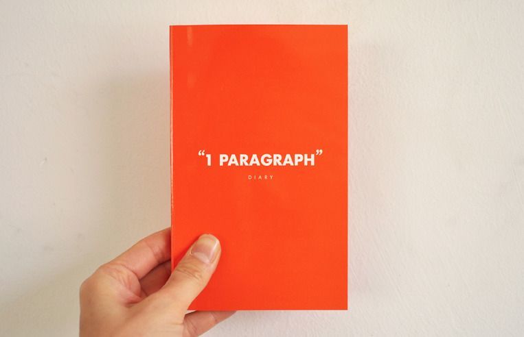 MochiThings: Urban Orange One Paragraph Notebook