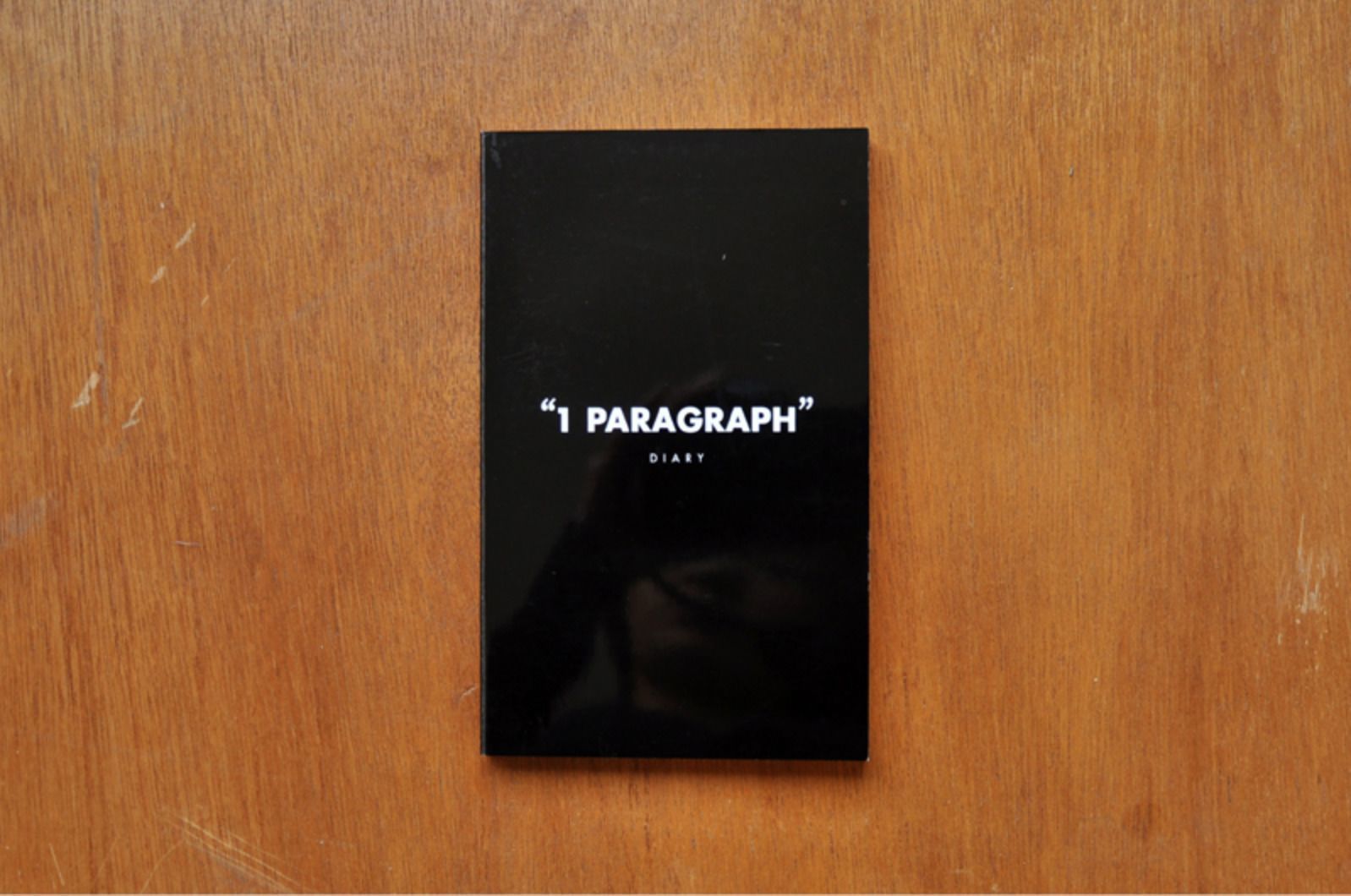 MochiThings: Black One Paragraph Notebook