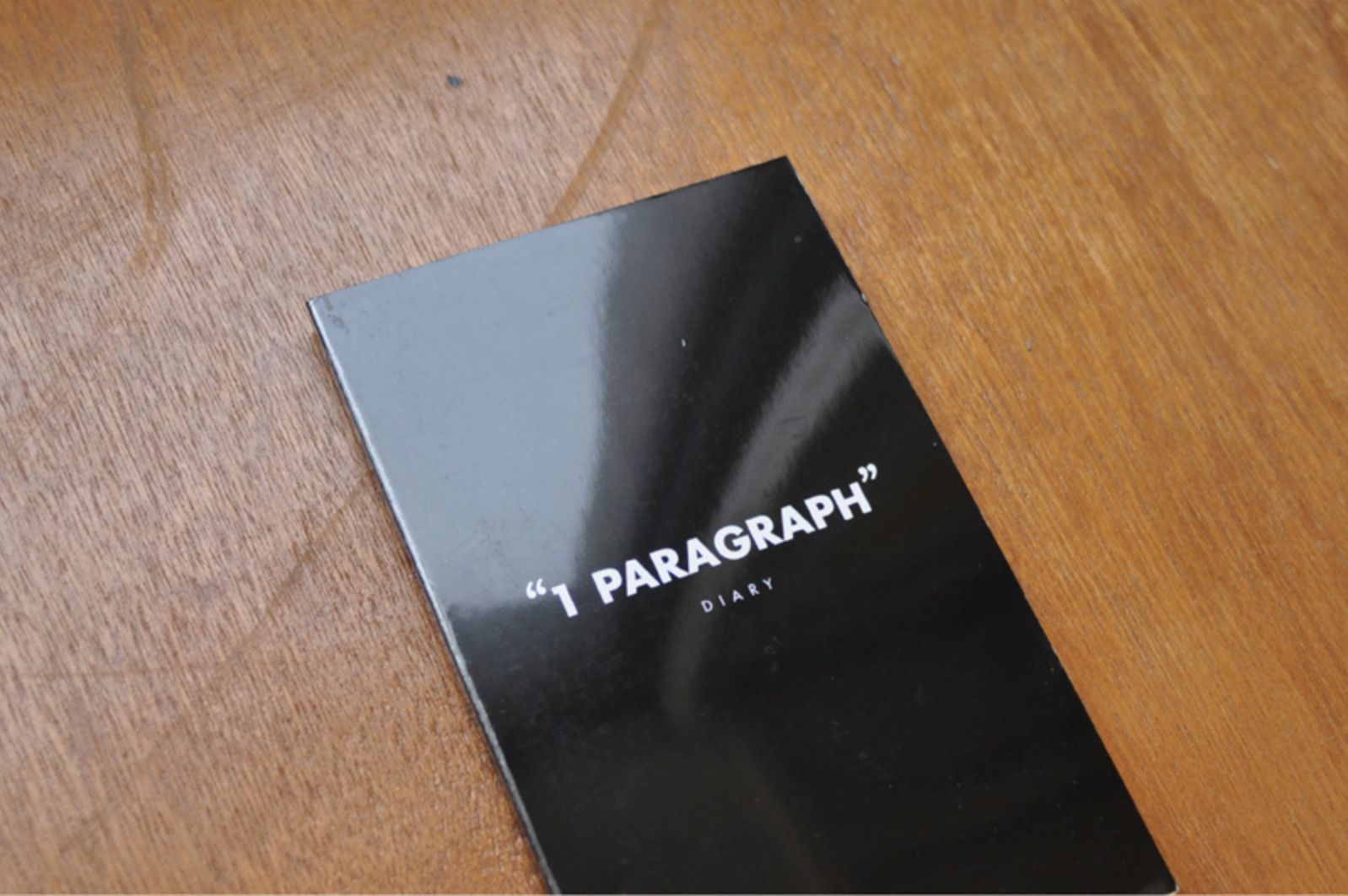 MochiThings: Black One Paragraph Notebook