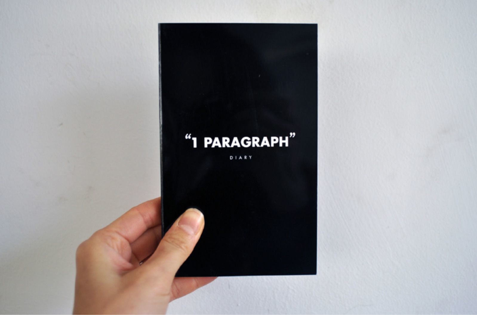 MochiThings: Black One Paragraph Notebook