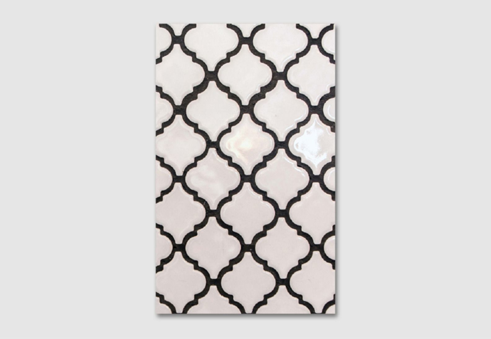 MochiThings: White Vintage Tile Notebook