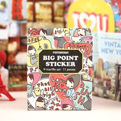 MochiThings: Pony Brown Big Point Sticker v1