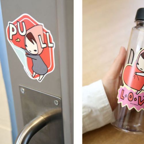 MochiThings: Pony Brown Big Point Sticker v1