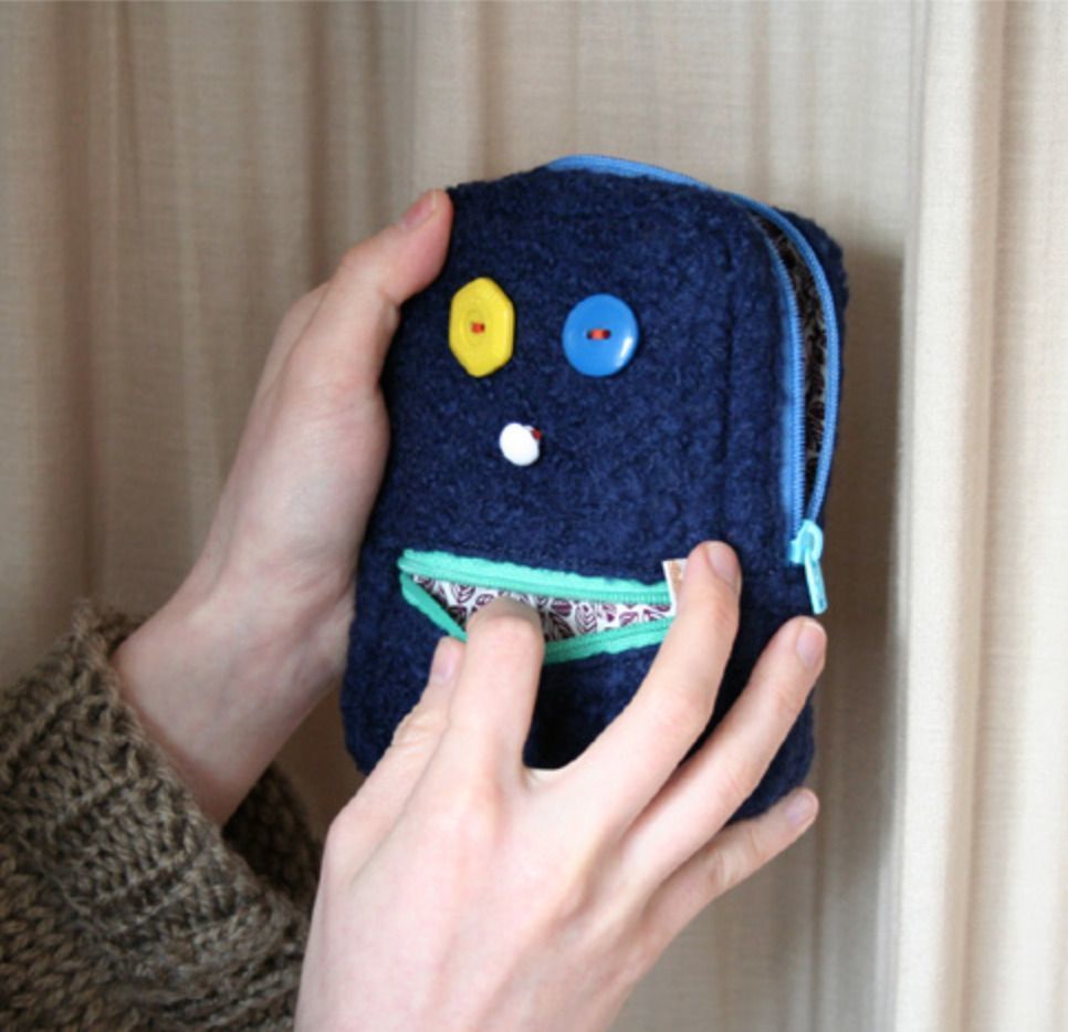 MochiThings: Button Face Pouch