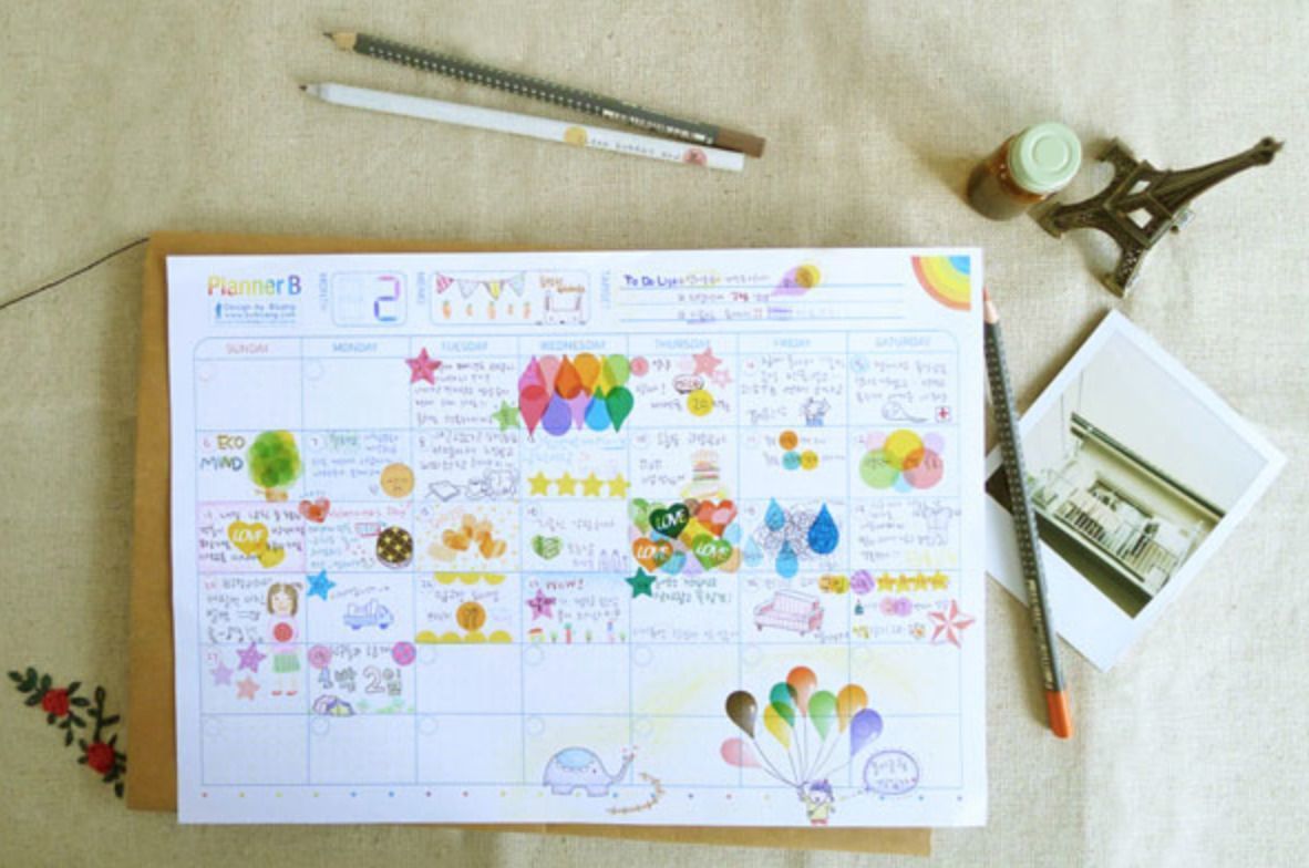 MochiThings: Heart+Star+Raindrop Deco Sticker Set