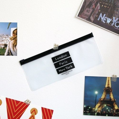 MochiThings: Slim Transparent PVC Pouch