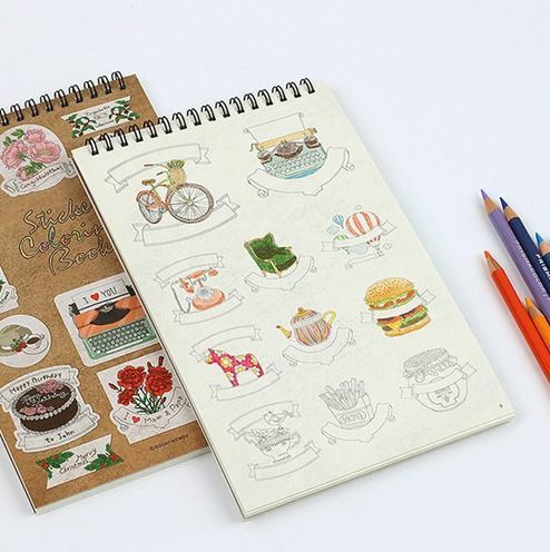 MochiThings: Sticker Coloring Book