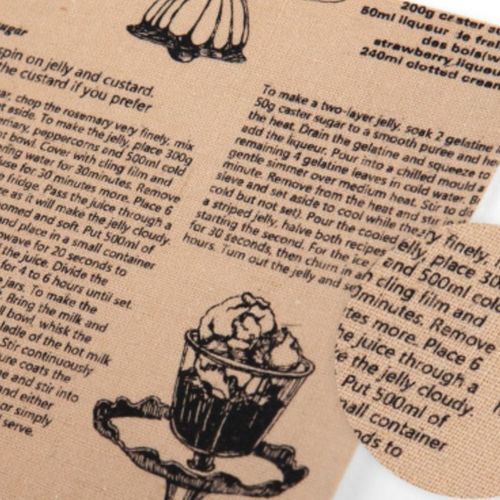 MochiThings: Brown Newspaper A4 Fabric Sticker