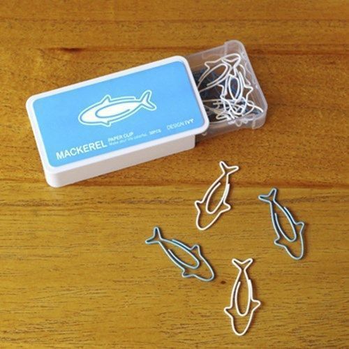 MochiThings: Mackerel Fish Clip Set