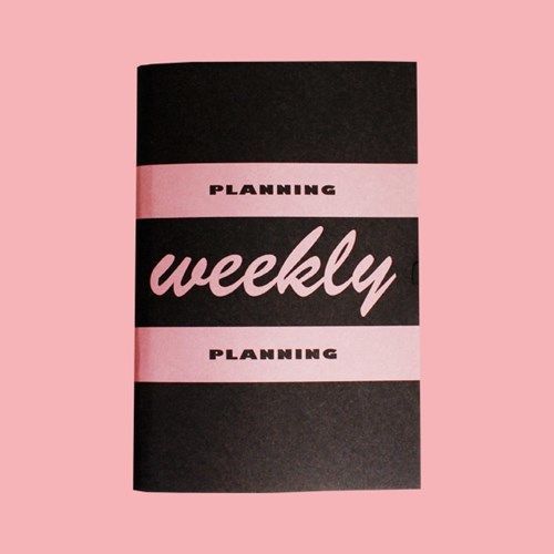 MochiThings: Simple Vintage Weekly Planner