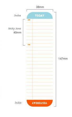 MochiThings: Daily Schedule Sticky Note