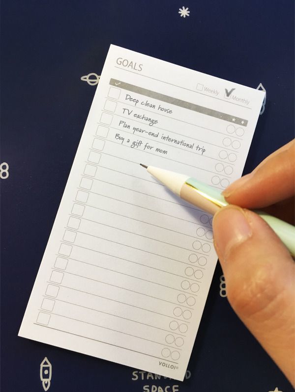 MochiThings: Goals Sticky Note