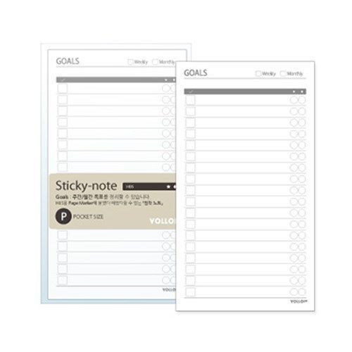 MochiThings: Goals Sticky Note