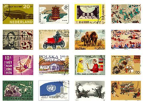 MochiThings: Europe Stamp Sticker Set