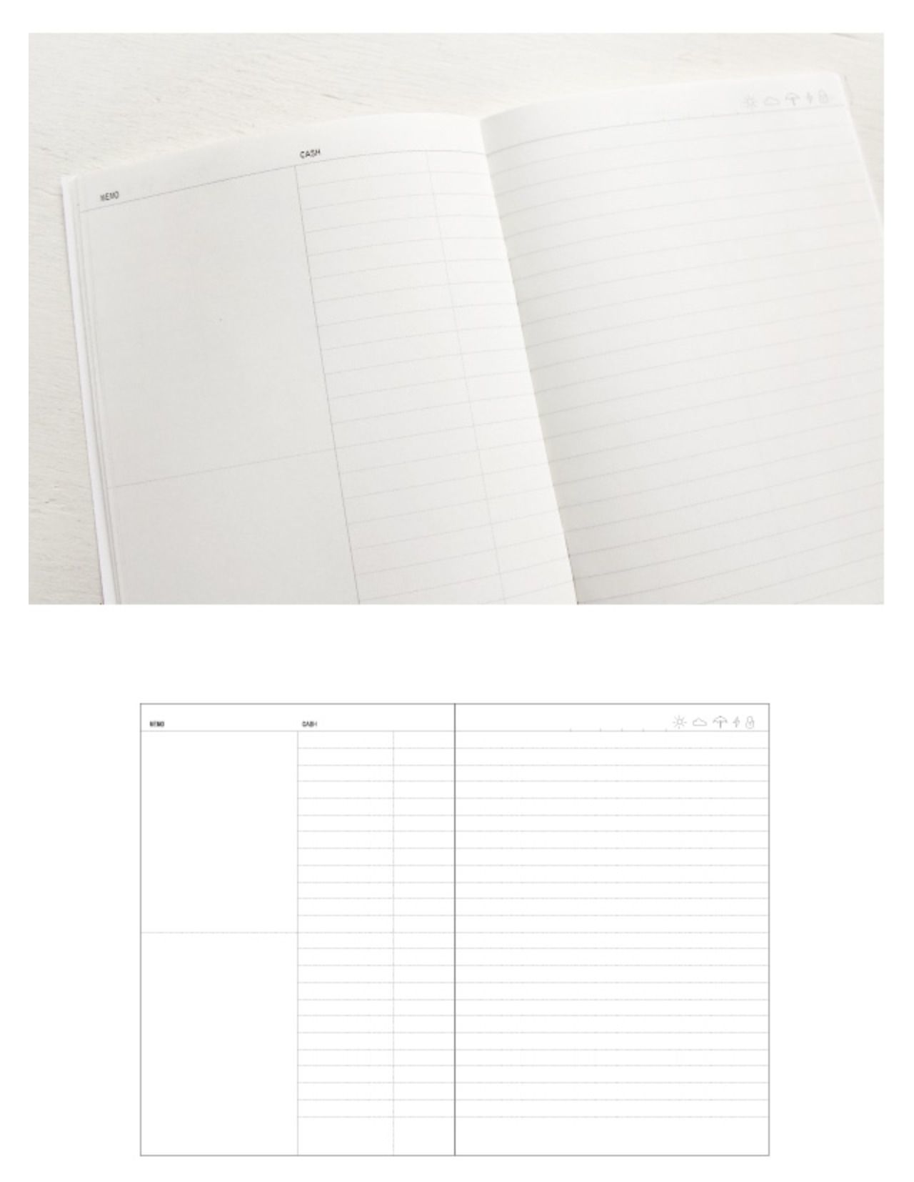 MochiThings: Voyage Travel Planner Refill Notebook