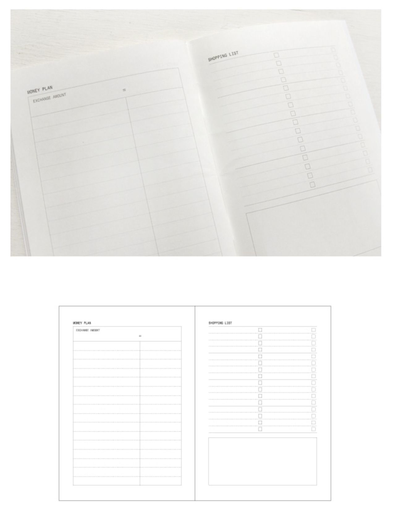 MochiThings: Voyage Travel Planner Refill Notebook