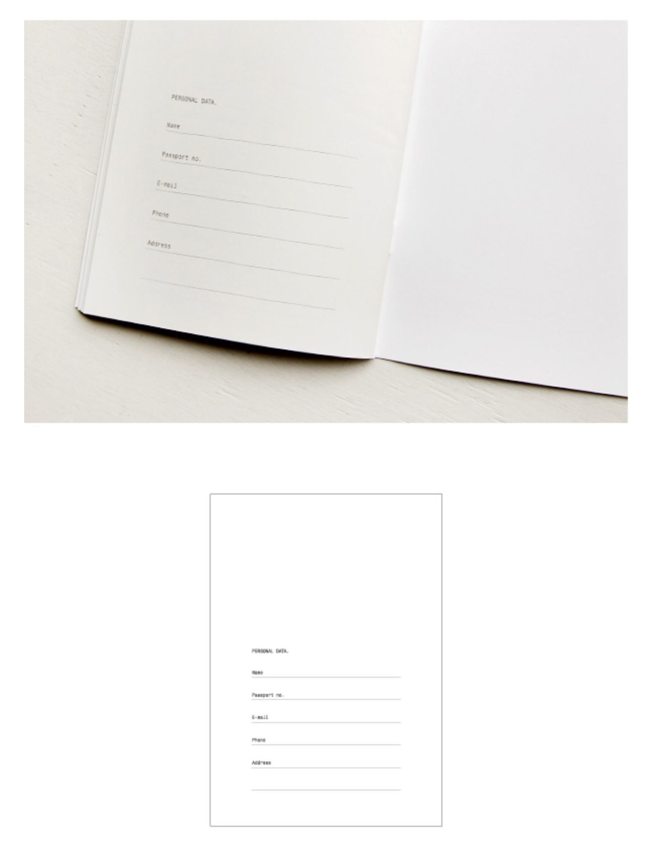 MochiThings: Voyage Travel Planner Refill Notebook