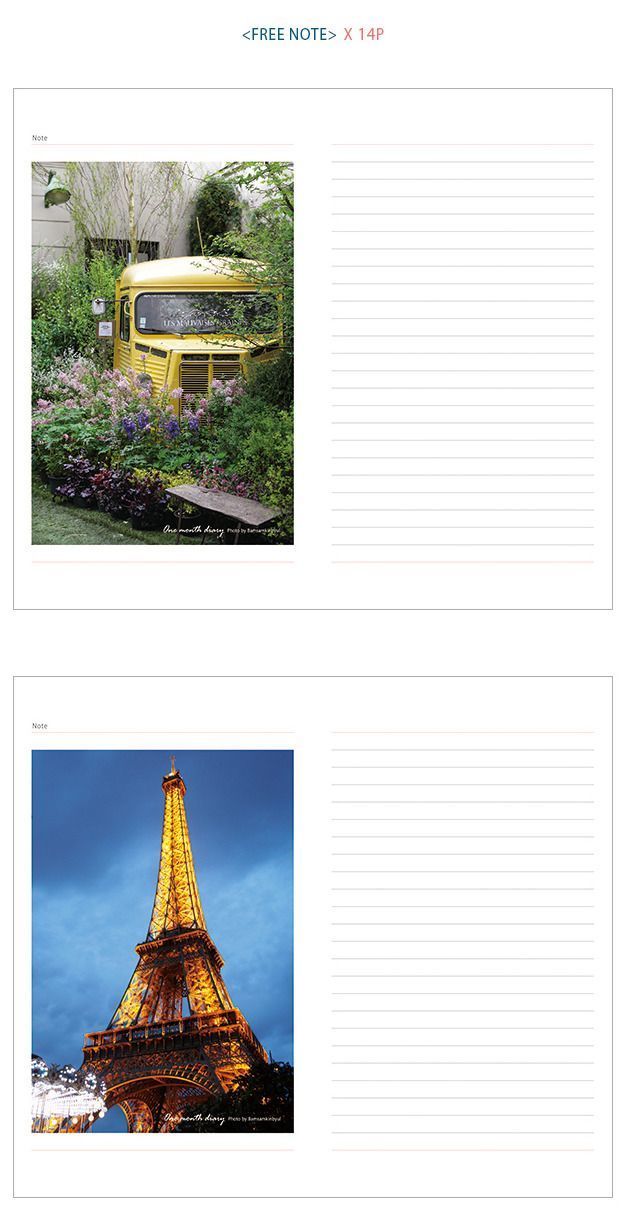 MochiThings: Travel One Month Diary Scheduler